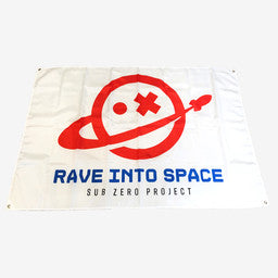 Sub Zero Project - Rave Into Space Official Flag – Dirty Workz Shop